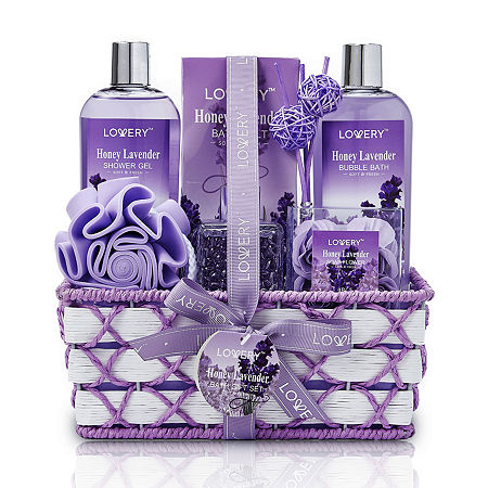 Click here for Lovery Honey Lavender Home Bath Gift Set -15pc Rel... prices