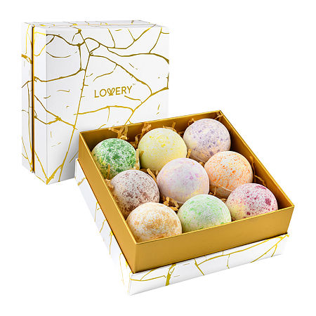 Click here for Lovery Bath Bombs Set - 9pc Scented Marble Spa Fiz... prices