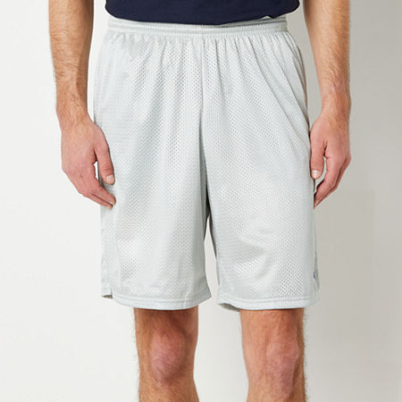 Click here for Mens Champion(R) Pocketed Solid Mesh Active Shorts prices