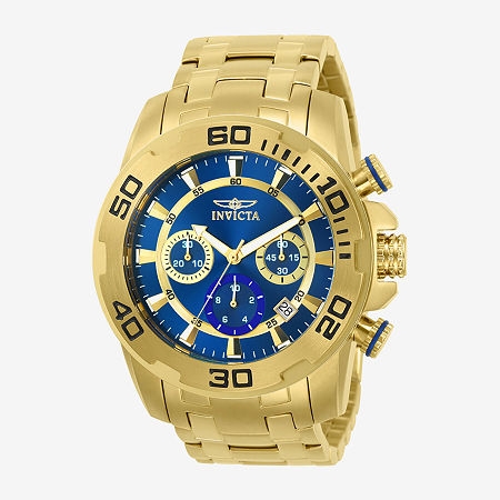 Click here for Invicta Mens Gold Tone Stainless Steel Bracelet Wa... prices