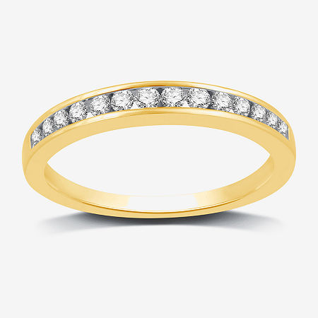 Click here for 1/4 CT. T.W. Lab-Grown Diamond Wedding Band in 10K... prices