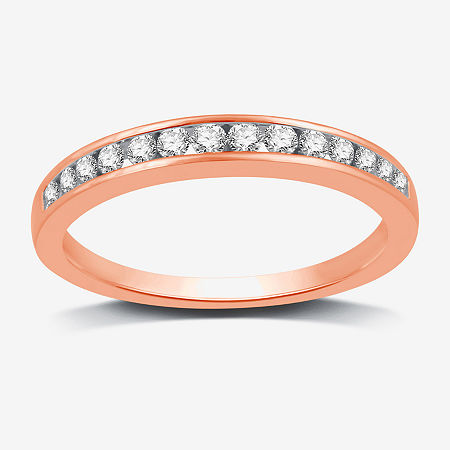 Click here for 1/4 CT. T.W. Lab-Grown Diamond Wedding Band in 10K... prices