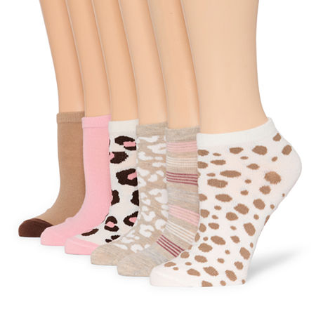 Click here for Mixit Womens 6 Pair Low Cut Socks  4-10  Brown prices