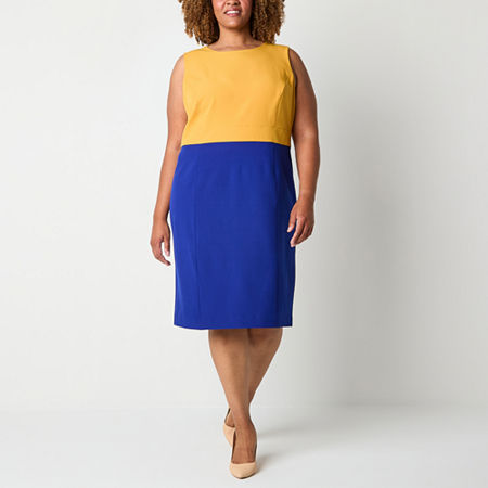 Click here for Evan Picone Womens Sleeveless Plus Sheath Dress  1... prices