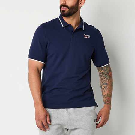 Click here for Reebok Identity Mens Athletic Fit Short Sleeve Pol... prices