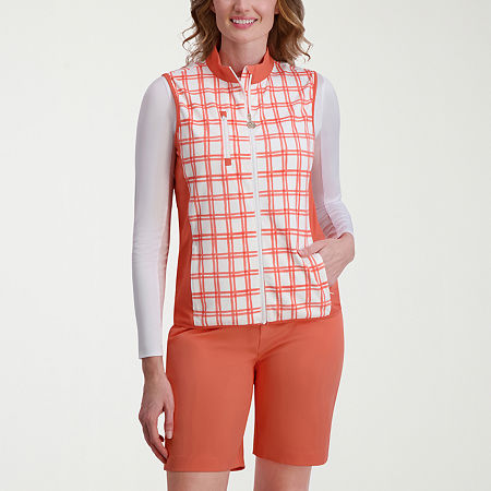 Click here for Stella Parker Womens Mock Neck Sleeveless Vest  X-... prices