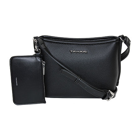 Click here for Tahari Cooper Top Zip Crossbody Bag  One Size  Bla... prices