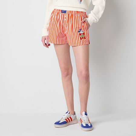 Click here for Mickey And Friends Red Stripe Juniors Womens Mid R... prices