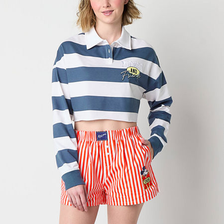 Click here for Womens Juniors Long Sleeve Mickey and Friends Polo... prices