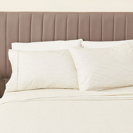 Click here for Linery Striped Microfiber Sheet Set  One Size  Gra... prices