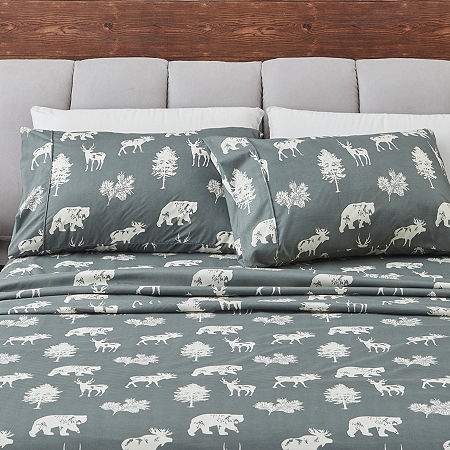 Click here for Linery Rustic Lodge Sheet Set  One Size  Multiple... prices