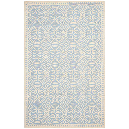 Click here for Safavieh Iris Wool Rectangular Rug  One Size  Blue prices
