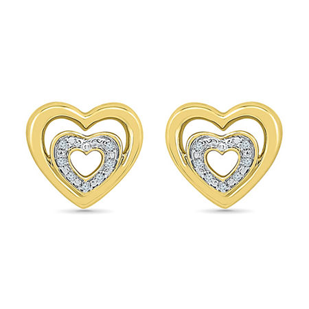Click here for Diamond Accent Natural White Diamond 10K Gold Over... prices