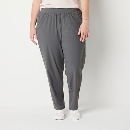 Click here for Stylus Womens Ankle Mid Rise Plus Pull-On Pant  3x... prices
