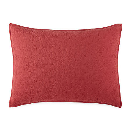 Click here for Home Expressions Harper Pillow Sham  One Size  Red prices