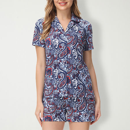 Click here for INK+IVY Womens Short Sleeve 2-pc. Pajama Sets  Med... prices