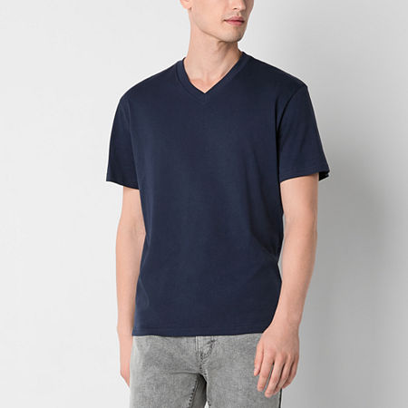 Click here for Arizona Mens V Neck Short Sleeve T-Shirt  Small  B... prices