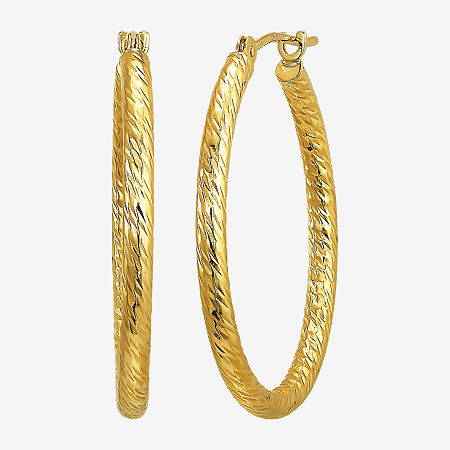 Click here for Womens 10K Gold Hoop Earrings  One Size  Yellow prices