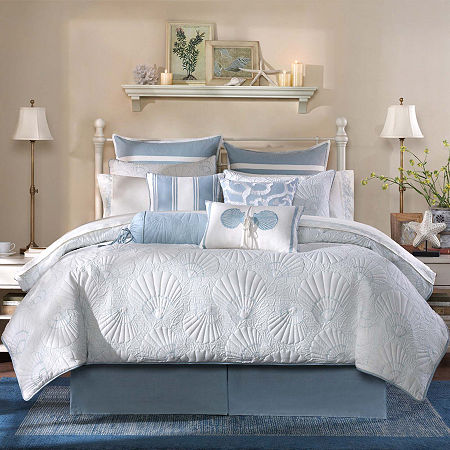 Harbor House Crystal Beach 4-Pc. Comforter Set  California King - White