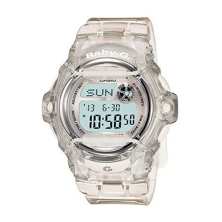 Click here for Casio Baby G Womens Digital White Strap Watch Bg16... prices