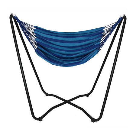 Click here for Hanging Chair Hammock Swing Set  One Size  Blue prices