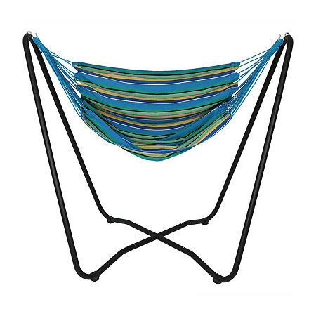 Click here for Hanging Chair Hammock Swing Set  One Size  Blue prices