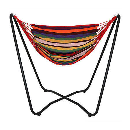 Click here for Hanging Chair Hammock Swing Set  One Size  Orange prices