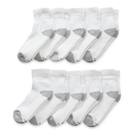 Click here for Xersion Little & Big Kid Boys Multi-Pack 10 Pair Q... prices