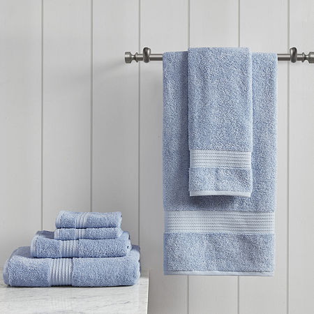 Madison Park Quick Dry 6-Pc. Bath Towel Set - Blue