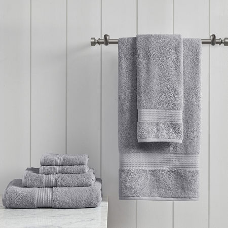 Madison Park Quick Dry 6-Pc. Bath Towel Set - Grey