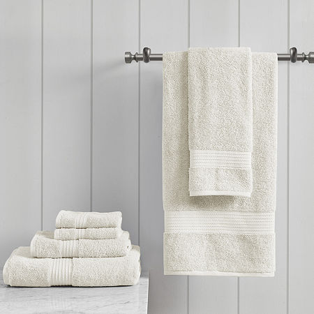 Madison Park Quick Dry 6-Pc. Bath Towel Set - Ivory