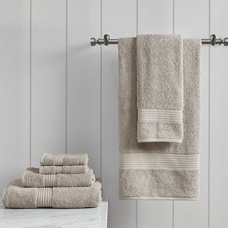 Madison Park Quick Dry 6-Pc. Bath Towel Set - Tan