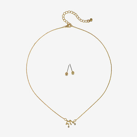 Click here for Bijoux Bar Zodiac Constellation 2-pc. 16 Inch Pend... prices