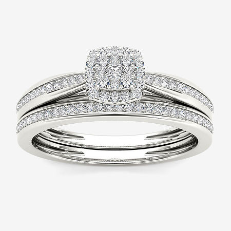 Click here for Womens 1/4 CT. T.W. Natural White Diamond 10K Whit... prices