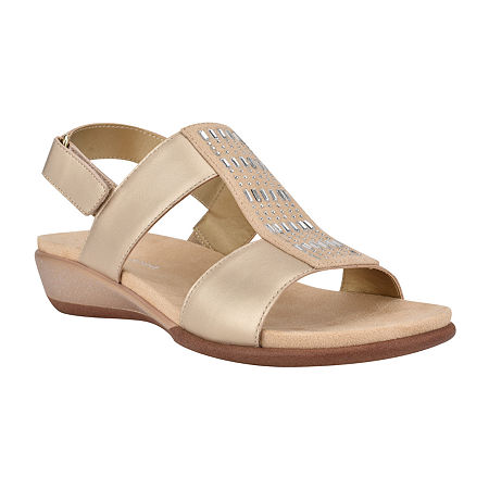 Click here for Easy Spirit Womens Hazel Wedge Sandals  9 Wide  Ye... prices