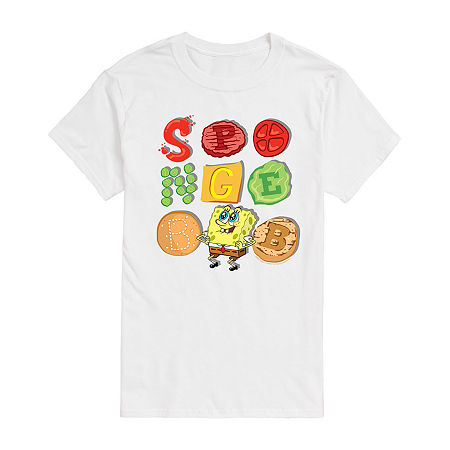 Click here for Mens Crew Neck Short Sleeve Classic Fit Spongebob... prices
