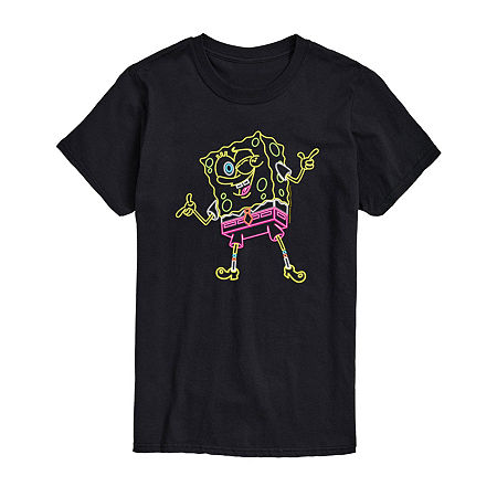Click here for Mens Crew Neck Short Sleeve Classic Fit Spongebob... prices