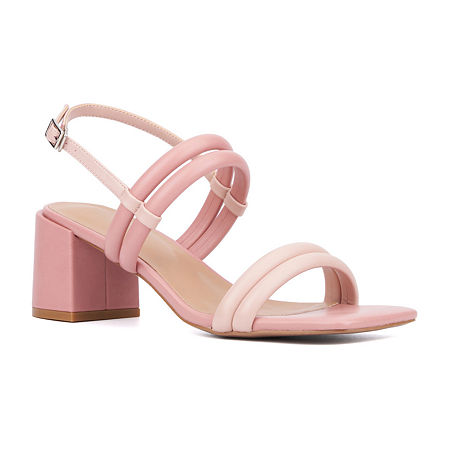Click here for Torgeis Womens Palm Heeled Sandals  8 Medium  Pink prices