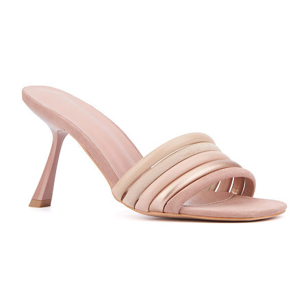 Click here for Womens Idra Heel Slide Sandal - Blush prices