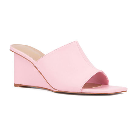 Click here for Womens Candie Heel Slide Sandal - Pink prices