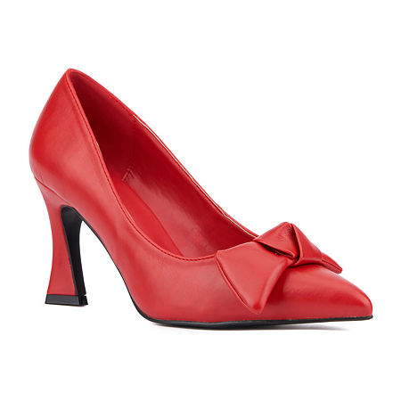 Click here for Womens Tamrina Pointed Toe Dressy Flared Heels - R... prices