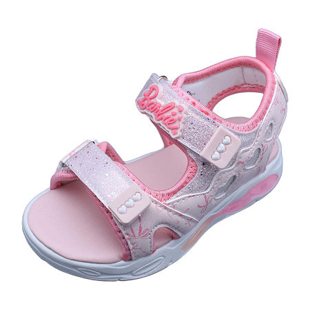 Click here for Barbie Toddler Light-Up Sandals - Light pink heart prices