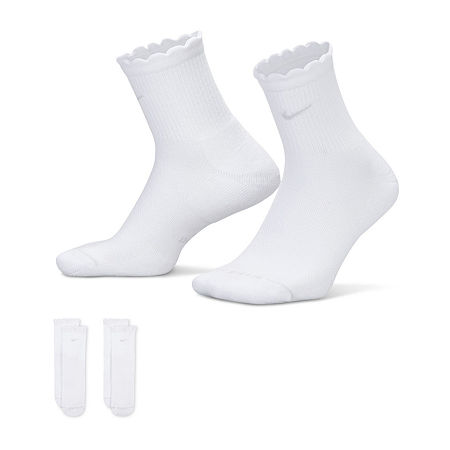 Click here for Nike Womens 2 Pair Crew Socks  Medium  Multiple Co... prices
