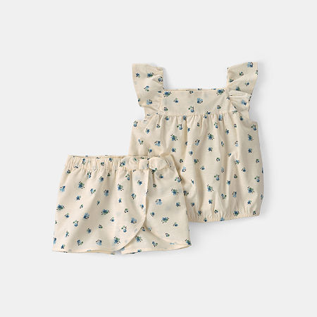 Click here for Carters Toddler Girls 2T-5T Floral Tank Top and Sk... prices