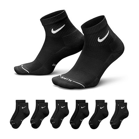Click here for Nike Unisex Adult Quarter Ankle Socks  Large  Blac... prices