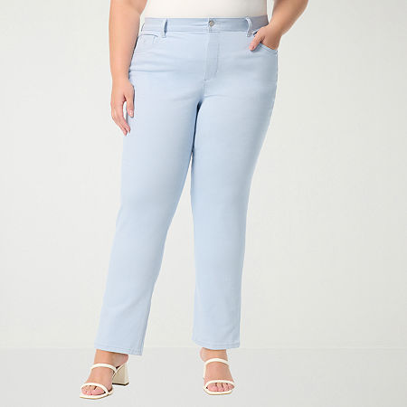 Click here for Gloria Vanderbilt Amanda Womens Plus High Rise Str... prices