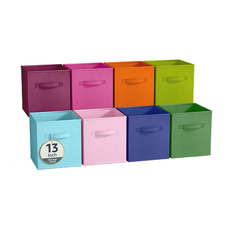 Click here for Sorbus 8 Pack 13 Clear Plastic Foldable Cubes With... prices