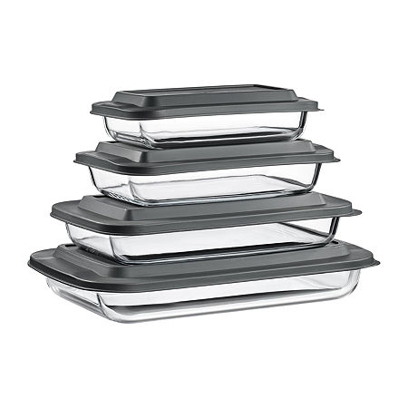Click here for Sorbus 8-Piece Deep Glass Baking Dish Set with Lid... prices