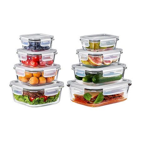 Click here for Sorbus 16-Piece Glass Food Storage Containers with... prices