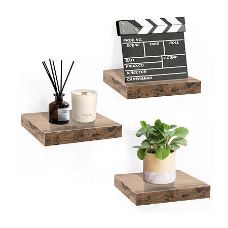 Click here for Sorbus Square Floating 3-Shelf Shelf with Baskets... prices
